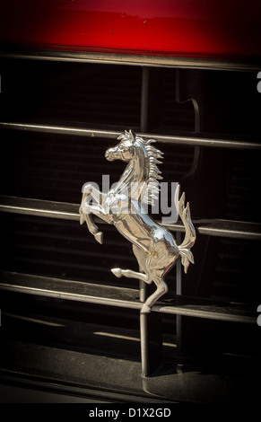 A Ferrari car badge Stock Photo - Alamy