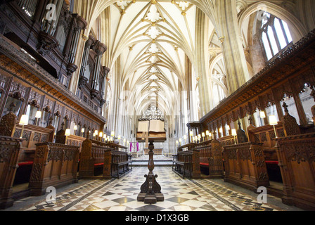 Interior of Bristol Cathedral Stock Photo - Alamy