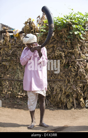 Tutari is a traditional bugle-like musical instrument, Maharashtra ...