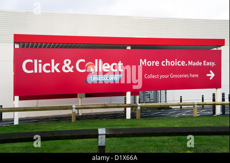Tesco Click and Collect collection point in Liffey Valley, Dublin ...