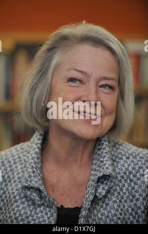 Kate Adie, former war correspondent Kate Adie signs her books, UK Stock ...