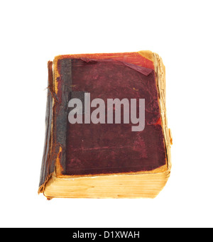 An old book in bad condition with a broken spine Stock Photo - Alamy