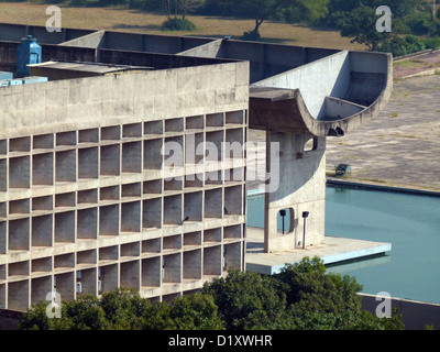 Le Corbusier, Assembly building, Capitol Complex, Chandigarh, Punjab ...