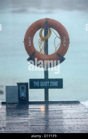 Heavy rain storm in the Maldives Stock Photo - Alamy