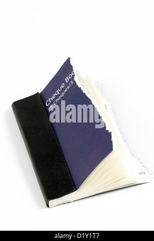 Used Lloyds TSB Bank cheque book stubs, UK Stock Photo - Alamy
