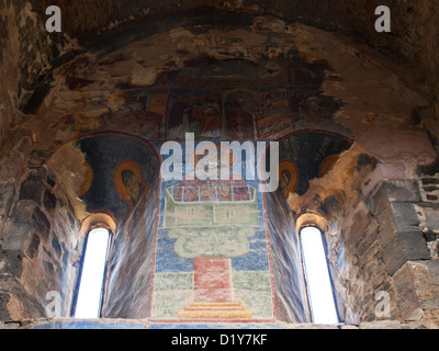 Akhtala monastery fresco Stock Photo - Alamy