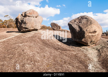Granite boulders on the Mt. Norman track, Girraween National Park ...