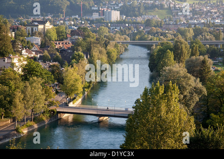 View of River Aar; Bern; Switerland; Europe Stock Photo - Alamy