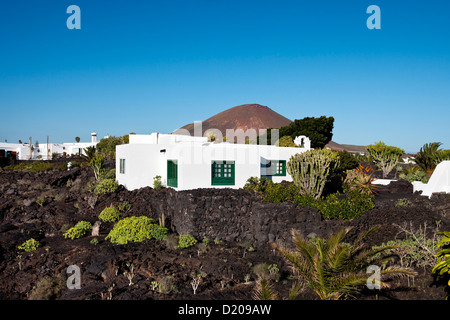 Exterior view of the museum Fundacion Cesar Manrique, Tahiche ...
