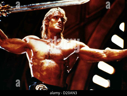 MASTERS OF THE UNIVERSE DOLPH LUNDGREN as He-Man Stock Photo - Alamy