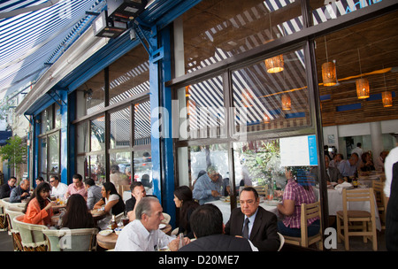 Contramar Restaurant in Roma Norte area of Mexico City DF Stock Photo ...