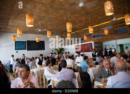 Contramar Restaurant in Roma Norte area of Mexico City DF Stock Photo ...