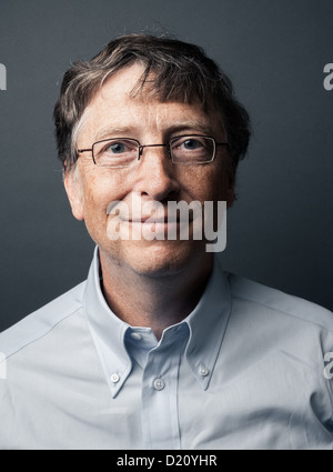 Bill Gates Studio Headshot Portrait, 2010 Stock Photo - Alamy