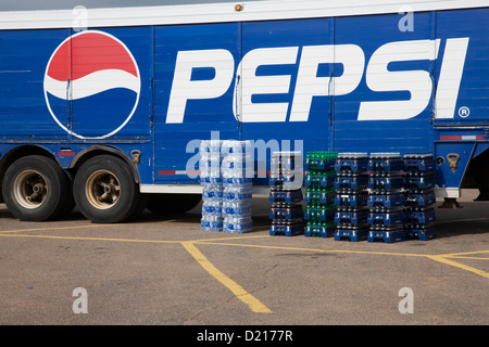 Pepsi Cola delivery truck Stock Photo - Alamy