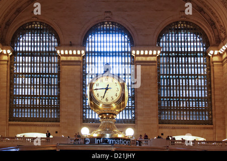 Clock, Grand Central Station, Manhattan, New York City, New York Stock ...