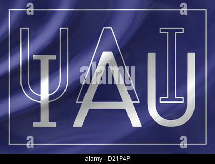 International Astronomical Union | IAU logo flag symbol Stock Photo - Alamy