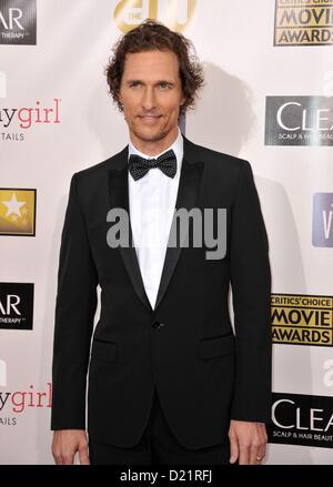 Matthew McConaughey at arrivals for 18th Annual Critics' Choice Movie ...