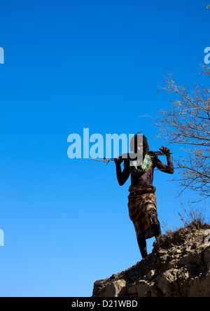 Afar Tribe Warrior, Assaita, Afar Regional State, Ethiopia Stock Photo ...