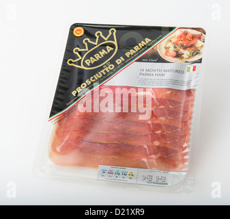 Slices of ham in pack Stock Photo - Alamy
