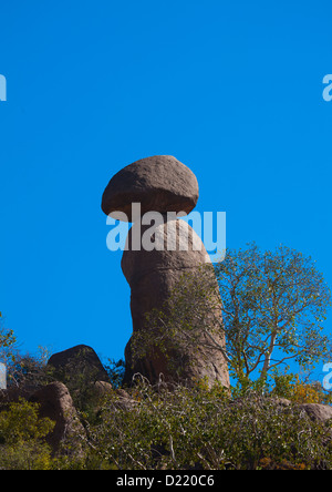 Phallic Rocks At The Valley Of Marvels, Babile, Ethiopia Stock Photo ...