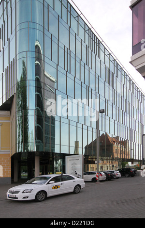 Modern street scene in Tallinn, Estonia Stock Photo - Alamy