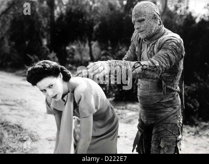 THE MUMMY'S CURSE, Lon Chaney, Jr., carrying Virginia Christine, 1944 ...