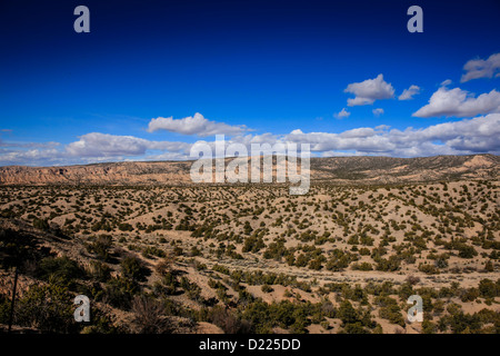 The New Mexico terrain north of Santa Fe Stock Photo - Alamy