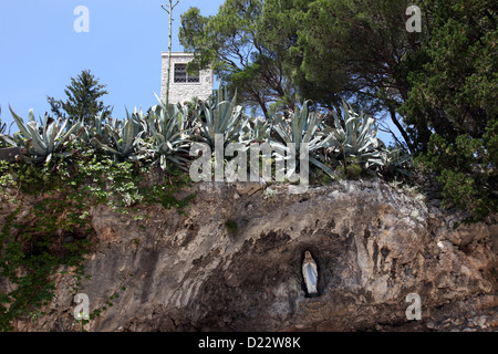 The statue of Our Lady of Lourdes in Croatian shrine Vepric Stock Photo ...