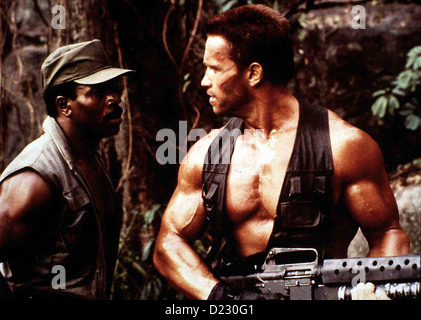PREDATOR CARL WEATHERS AND ARNOLD SCHWARZENEGGER A 20TH CENTURY FOX ...