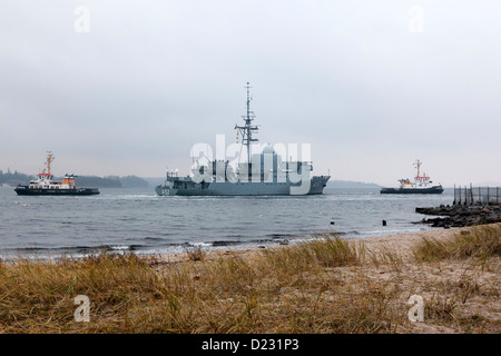 The German Oste-class fleet service ship Alster (A50) - navy auxillary ...