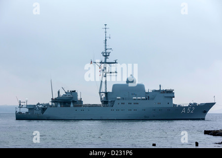 The German Oste-class fleet service ship Alster (A50) - navy auxillary ...