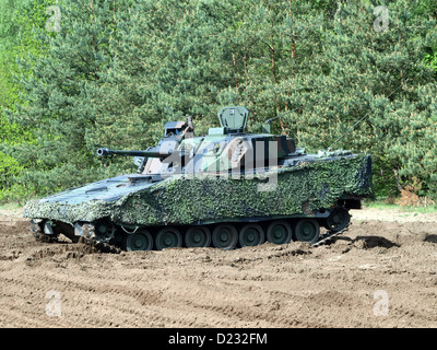 The CV90 tank, displayed at the Army Open Day 2012 in Oirschot ...
