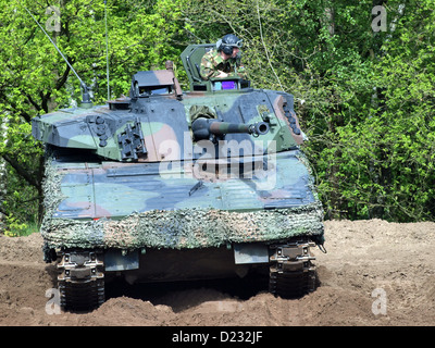 The CV90 tank, displayed at the Army Open Day 2012 in Oirschot ...