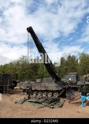 The Leopard 2 ARV tank, featured during the Army Open Day 2012 in ...
