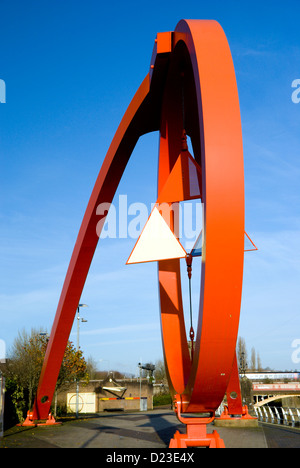 The Steel Wave Sculpture Newport Gwent Wales Stock Photo - Alamy