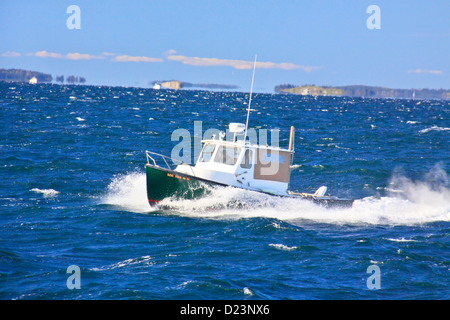 The Vinalhaven Ferry, Rockland, Maine, USA Stock Photo - Alamy
