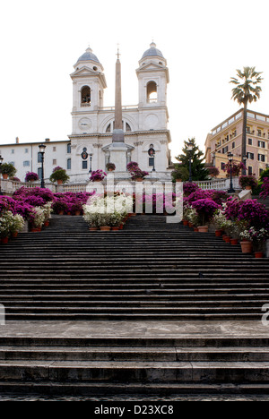 LAZIO ROME SPANISH STEPS: Steps of the Trinity 'DEI MONTI Stock Photo ...