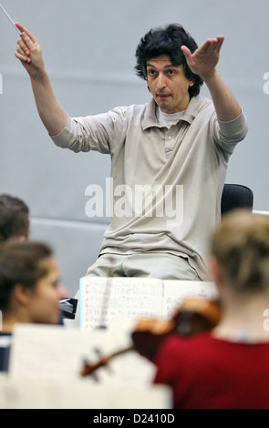 Principle conductor of Dresden's philharmonic orchestra Michael ...