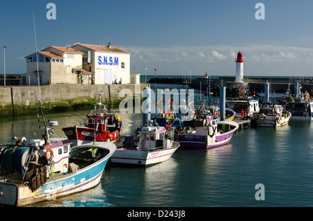 La Côtinière fishing harbor, Oleron island, Charente Maritime ...