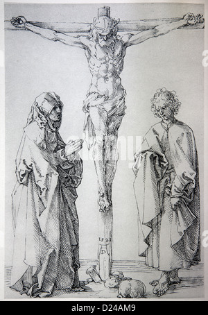 JESUS ON CROSS (DURER Stock Photo - Alamy