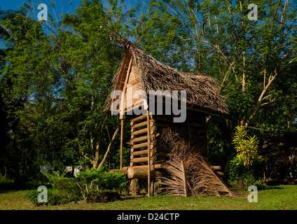 Yam House, Trobriand Islands, Papua New Guinea Stock Photo - Alamy
