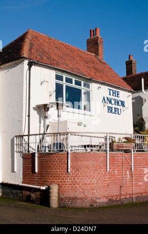 The Anchor Bleu Pub, Bosham, West Sussex -1 Stock Photo - Alamy