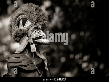 Malagan Tatuana Masks Dance, New Ireland Island, Papua New Guinea Stock ...