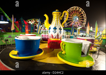 Amusement park at the Maryland State Fair, Timonium MD Stock Photo - Alamy