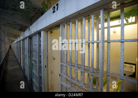 Jail cells and interior of Old Maryland House of Corrections, Jessup ...