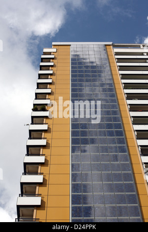 solar panels on a high rise building Stock Photo - Alamy