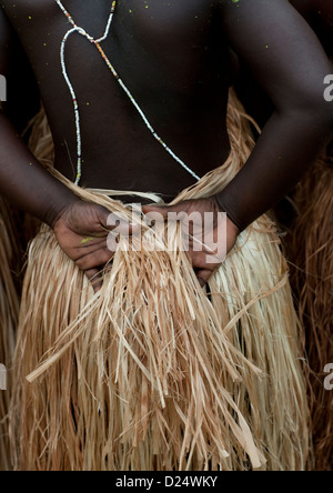 Woman From Autonomous Region Of Bougainville In Traditional Clothes ...
