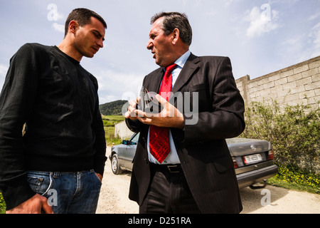 Gjin Marku chairman of the Committee of Nationwide Reconciliation to ...