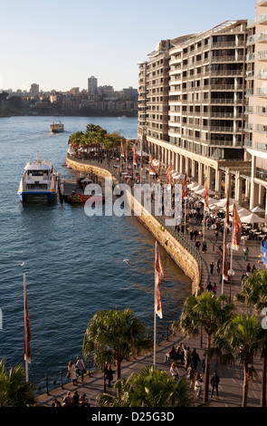 SYDNEY, Australia — Tourists along the waterfront of Sydney's Circular ...