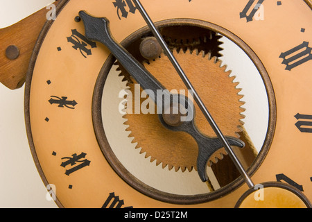 Antique One-Handed Clock Stock Photo - Alamy